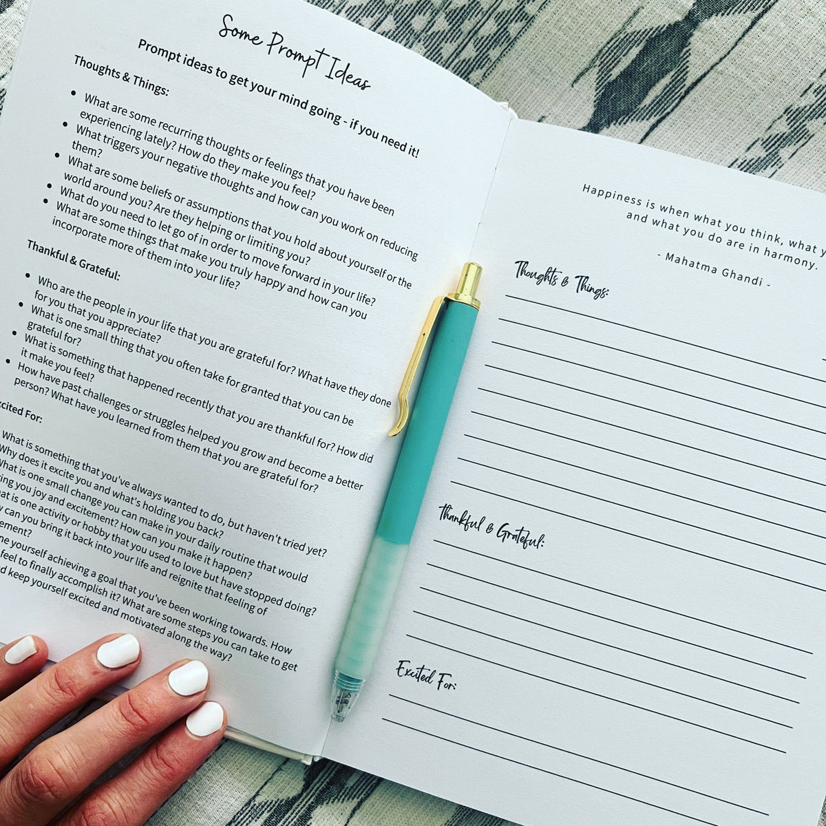 Bliss'd Co Time to Reflect: A 5-Minute Gratitude Journal – Farm2Me